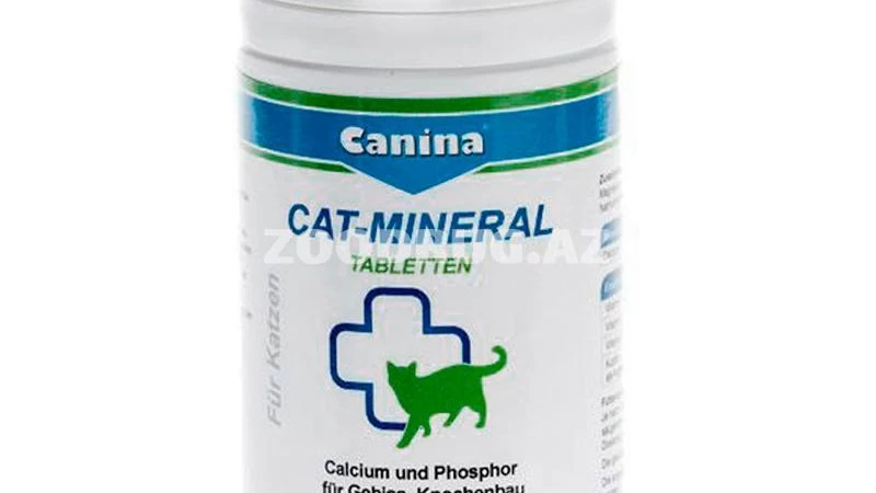 Zoodrug - Минеральная добавка Canina Cat-Mineral Tabs для кошек 75 гр ...